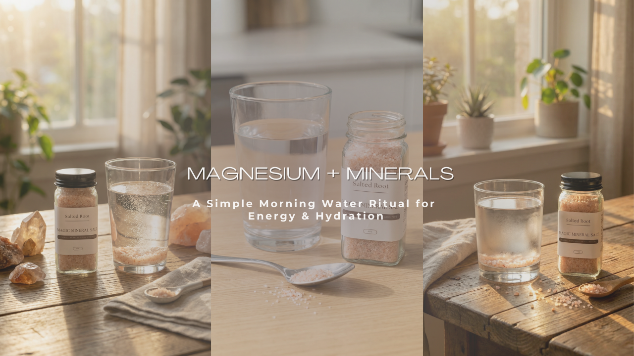 Magnesium + Minerals: Morning Water Ritual for Energy & Hydration ...
